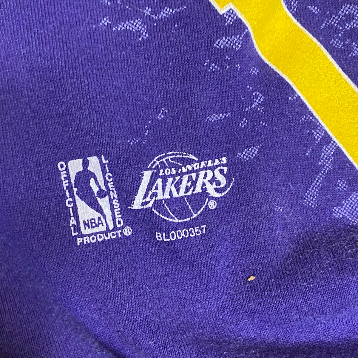 Vintage 1990s Los Angeles LA Lakers Crew from ZUBAZ - XL – Rad Max Vintage